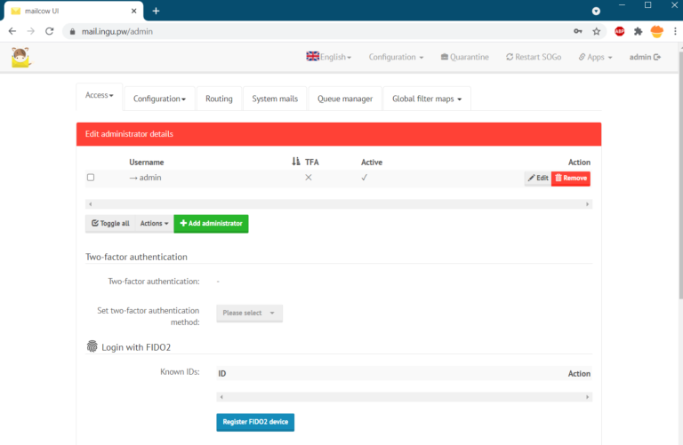 Install and Configure MailCow - Best Self Hosted Mail Server - inGuide ...